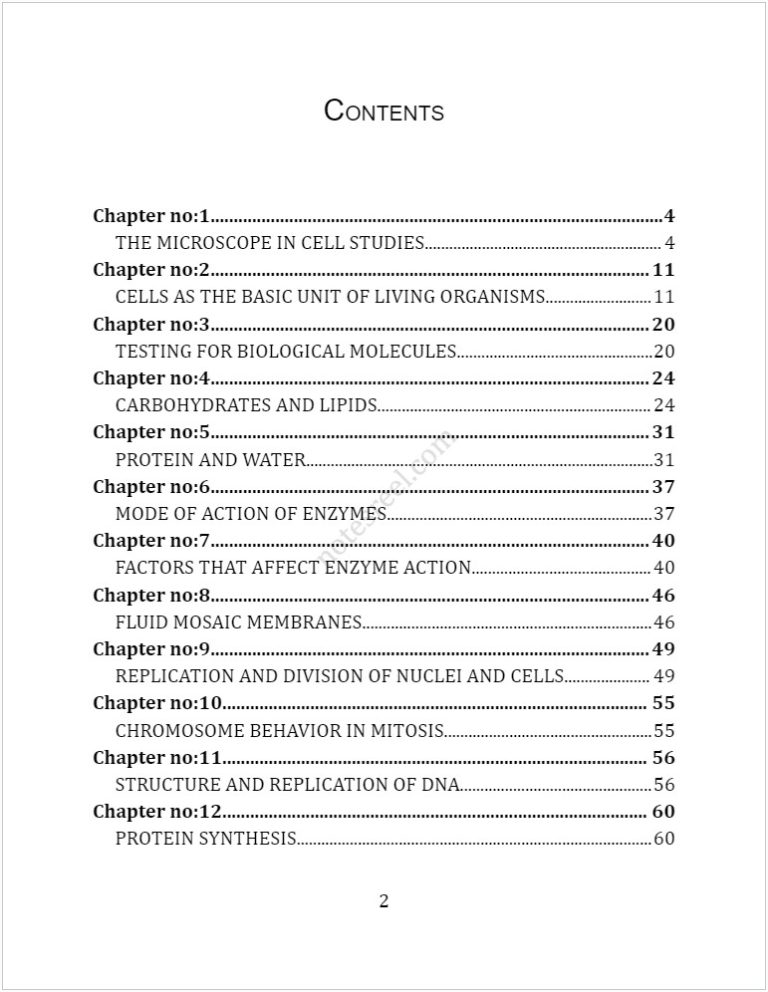 Biology (9700) AS and A-level Notes - Cambridge International