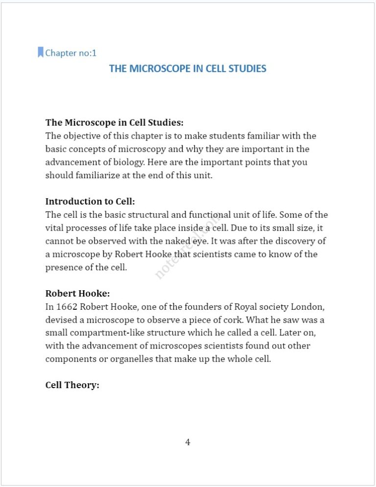 Biology (9700) AS and A-level Notes - Cambridge International